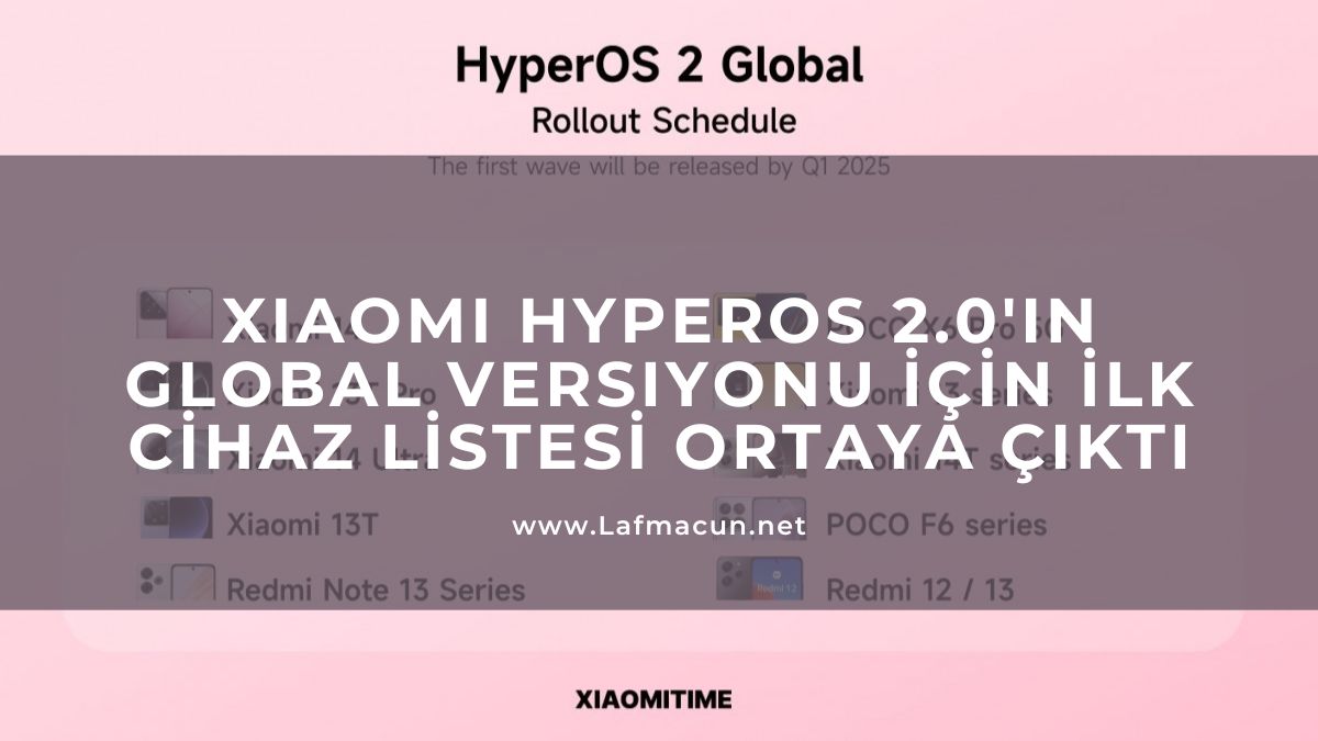 Xiaomi HyperOS 2.0'ın Global Versiyonu İçin İlk Cihaz Listesi Ortaya ...